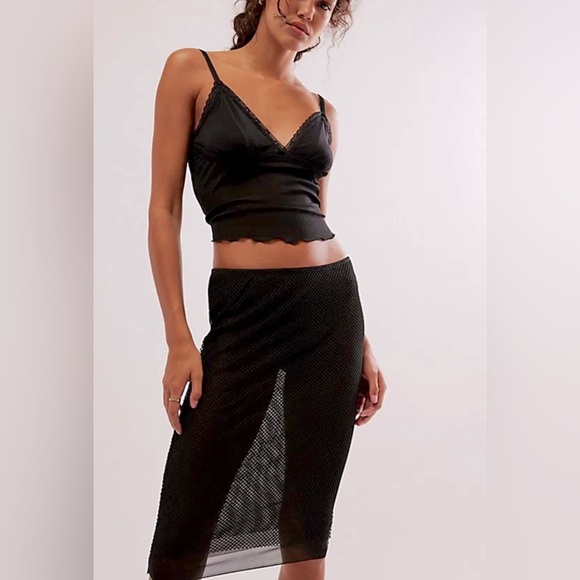 Free People | Skirts | Nwot Free People Intimately On My Way Half Slip ...